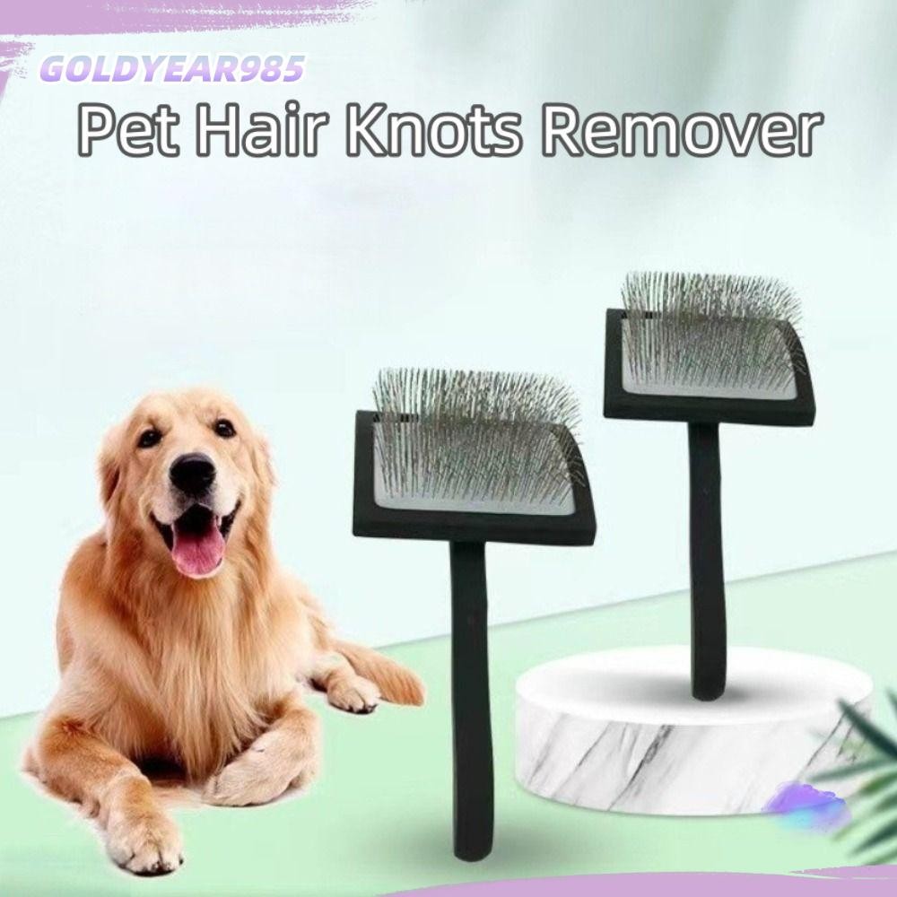 GOLDYEAR985 แปรงเลื่อนสัตว์เลี้ยง, Knots Remover หมุดยาวพิเศษ Pet Hair ...