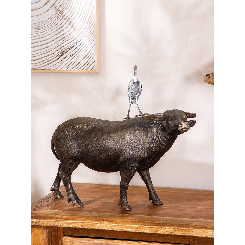 ทองแดงขนาดใหญ่ Ruyi Niu Niu Classy เครื่องประดับทองแดง Ox Zodiac Ox ...