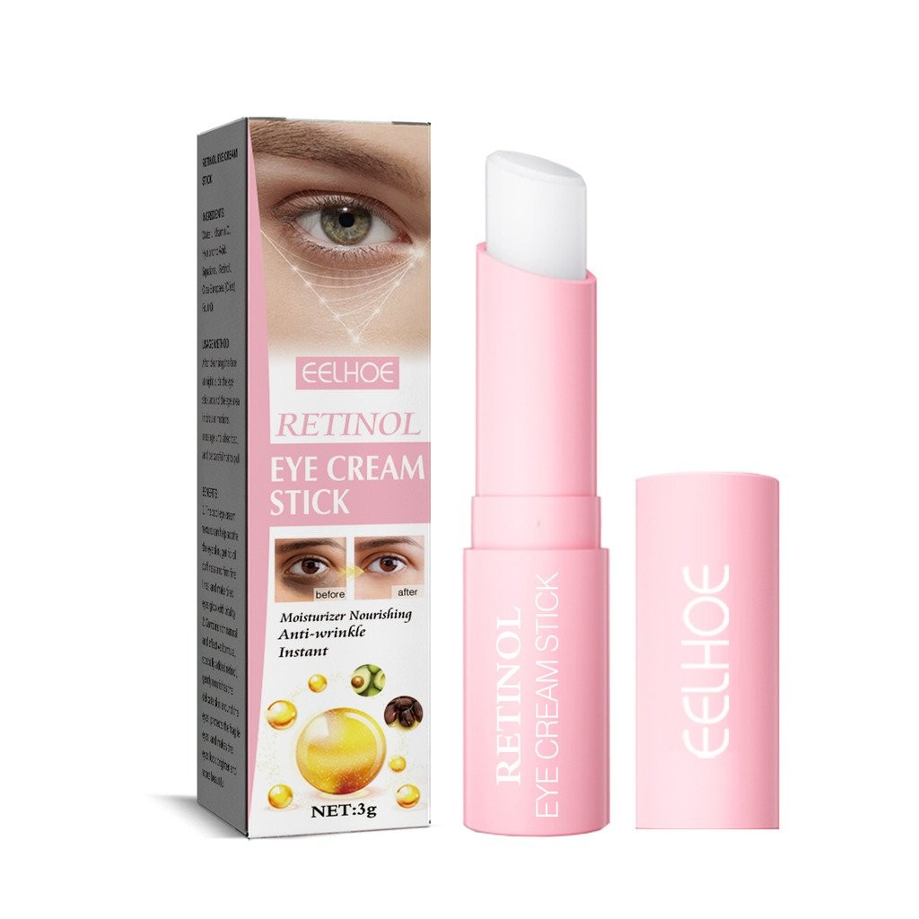 EELHOE Retinol Eye Cream Stick Moisturizing ปรับปรุง Fine Lines Crows Tail Lines Dark Circles ...