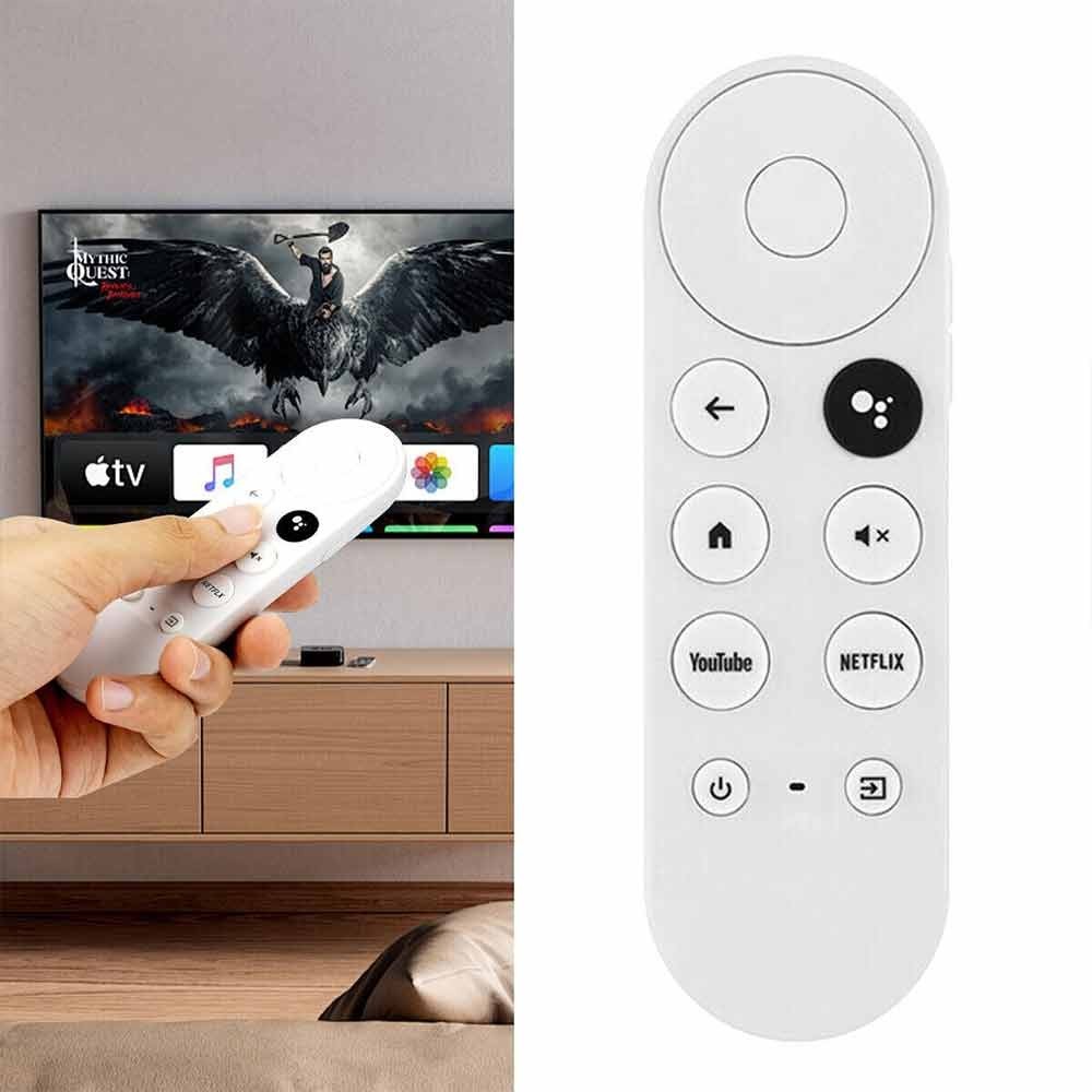 Bluetooth Remote Control Replacement Voice Search for Chromecast 4K ...