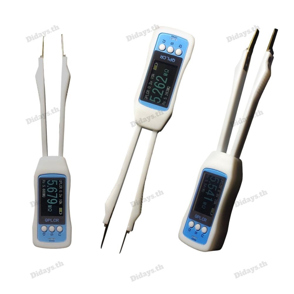 Lcr Bridge Meter จอแสดงผลดิจิตอลมือถือ LCR Meter Tweezer สมาร์ท SMD ...
