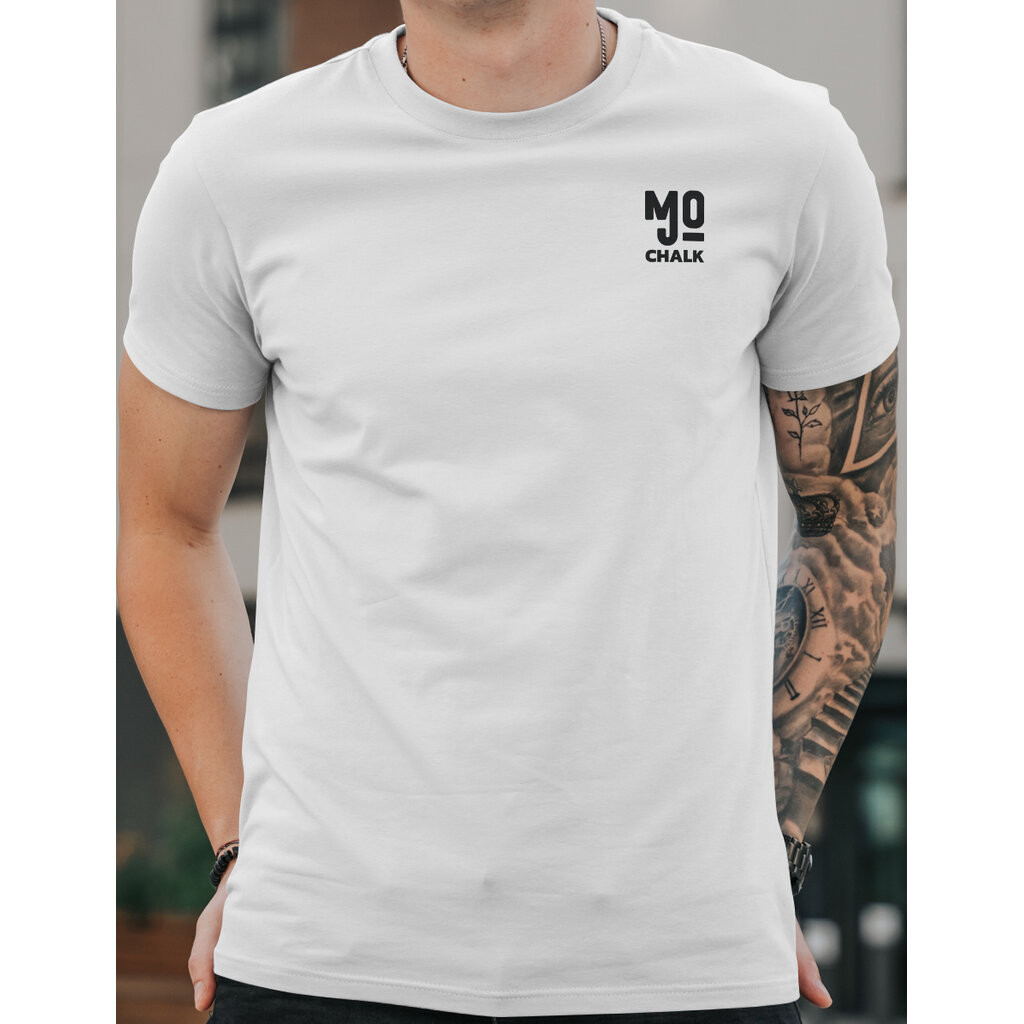 Mojo regular t-shirt White colour series tag เสื้อยืด ผ้านุ่ม เสื้อยืด ...
