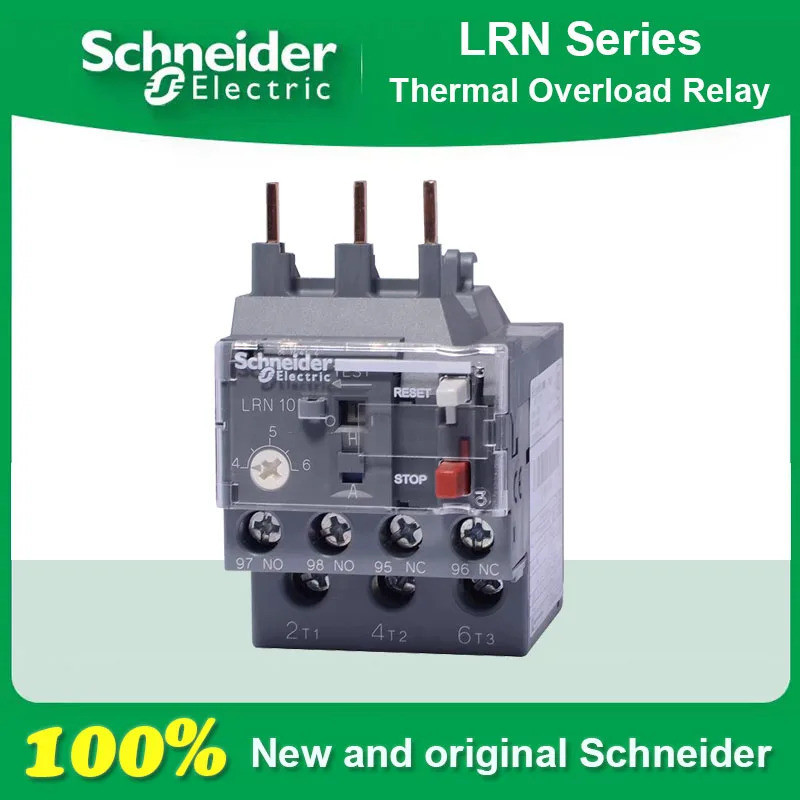 100% ใหม่และต้นฉบับ Schneider ความร้อนโอเวอร์โหลดรีเลย์ LRN01N LRN02N ...