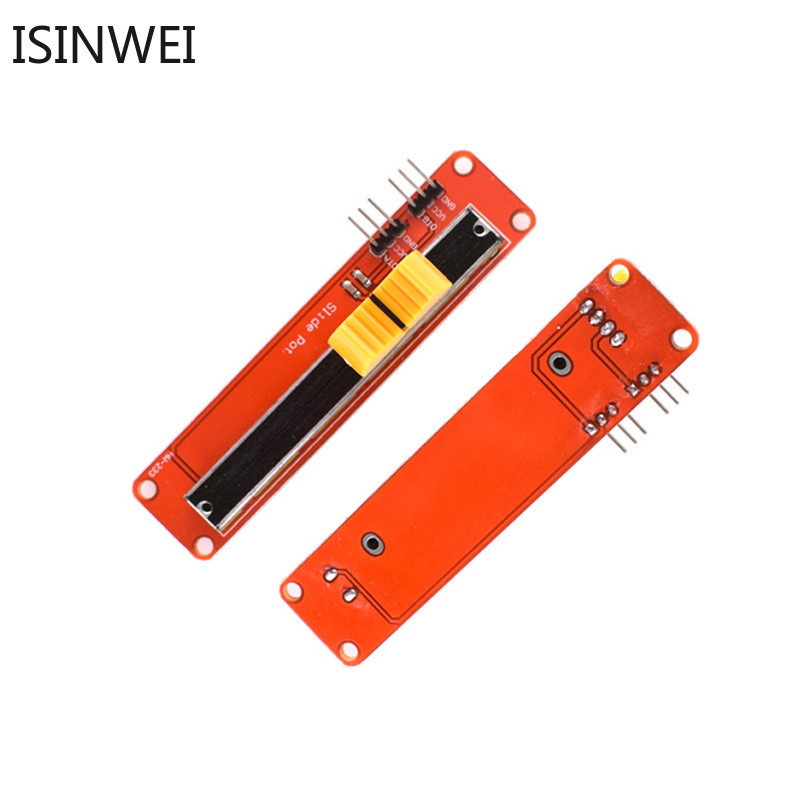 Slide Potentiometer 10K Linear Module เอาต์พุตคู่สําหรับ Arduino AVR ...