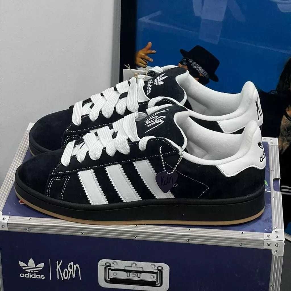 Adidas Campus 00S X KORN Black white Suede /Adidas Campus 00S Corn ...