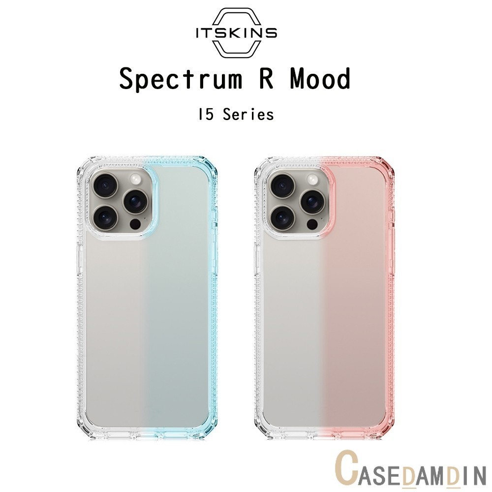 Itskins Spectrum R Mood เคสกันกระแทกระดับ3เมตรเปลี่ยนสีได้เมื่อออกโดนแดด เคสสำหรับ iPhone15 ...