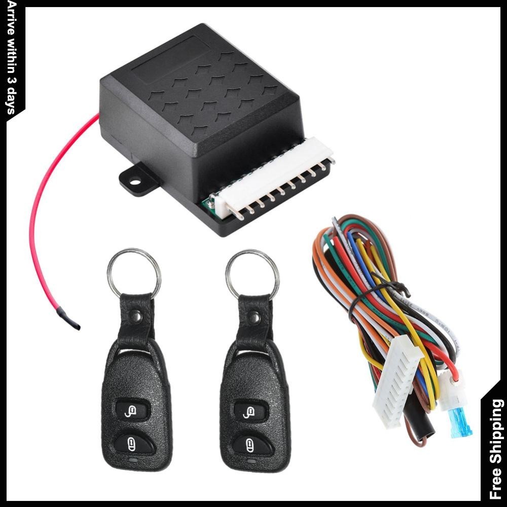 12v รถระบบ Keyless Entry พร้อม 2 รีโมทคอนโทรลล็อคประตูรถ Universal Auto ...