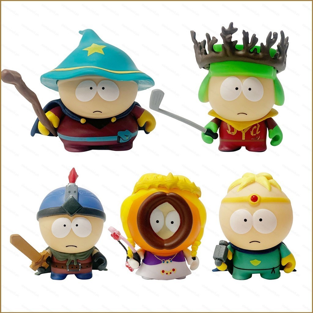 Sta5 5 ชิ้น South Park Action Figure Eric Theodore Cartman Kyle ...