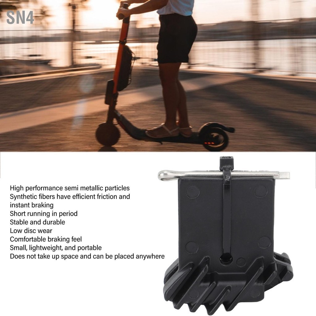 SN4 1 คู่ไฟฟ้าสกู๊ตเตอร์เบรคแผ่นโลหะเรซิ่นเบรคซับสำหรับ Xiaomi Mi 4 Pro ไฟฟ้าสกู๊ตเตอร์ | Shopee ...