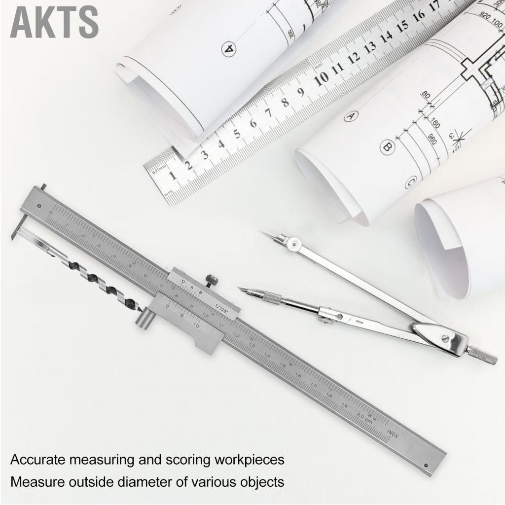 AKTS Parallel Cross Caliper 0-200 มม.Vernier Calipers Marking Gauge ...