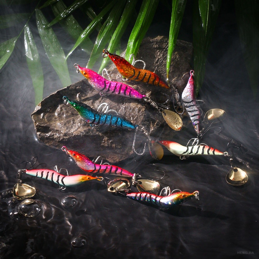 Hengjia 1pcs โลหะ VIB Fishing Lure 9g/15g/22g/30g กุ้งเหยื่อ Sinking หมุนช้อน Pin Crankbait ...