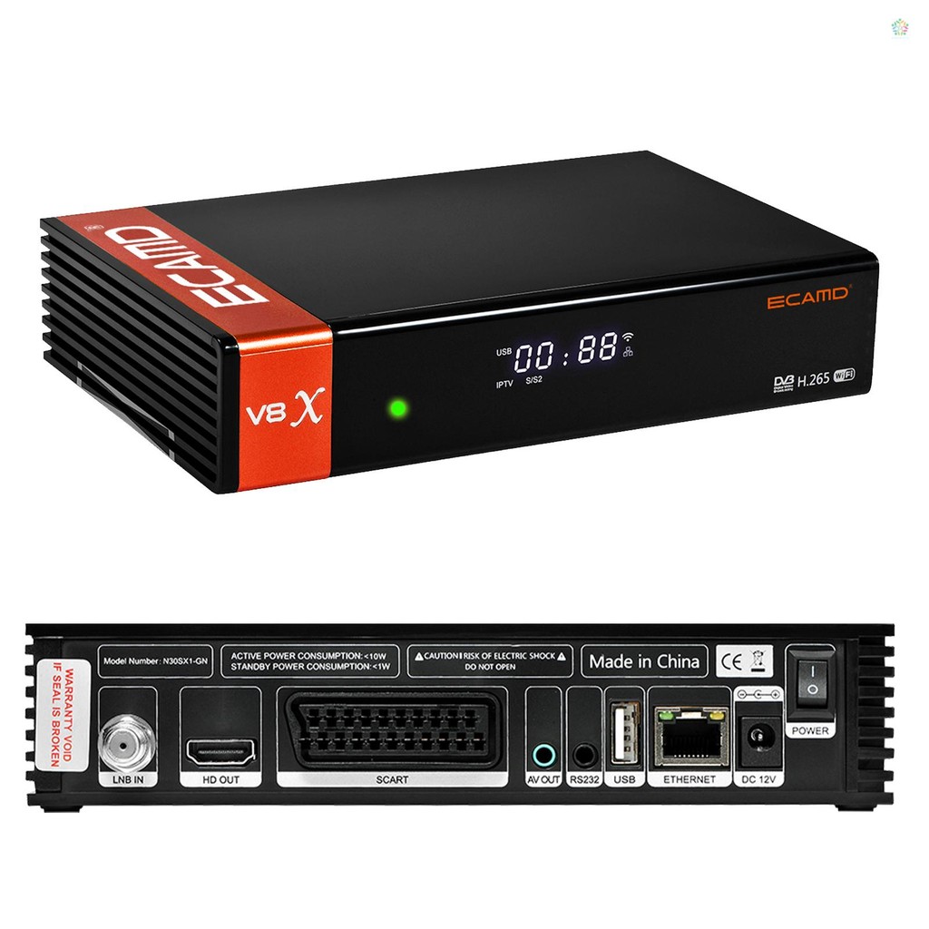 Eamd V8X DVB-S2 ชุดเครื่องรับสัญญาณกล่องรับสัญญาณ VCM/ACM/ตัวรับสัญญาณทีวีดิจิตอลหลายกระแส ...