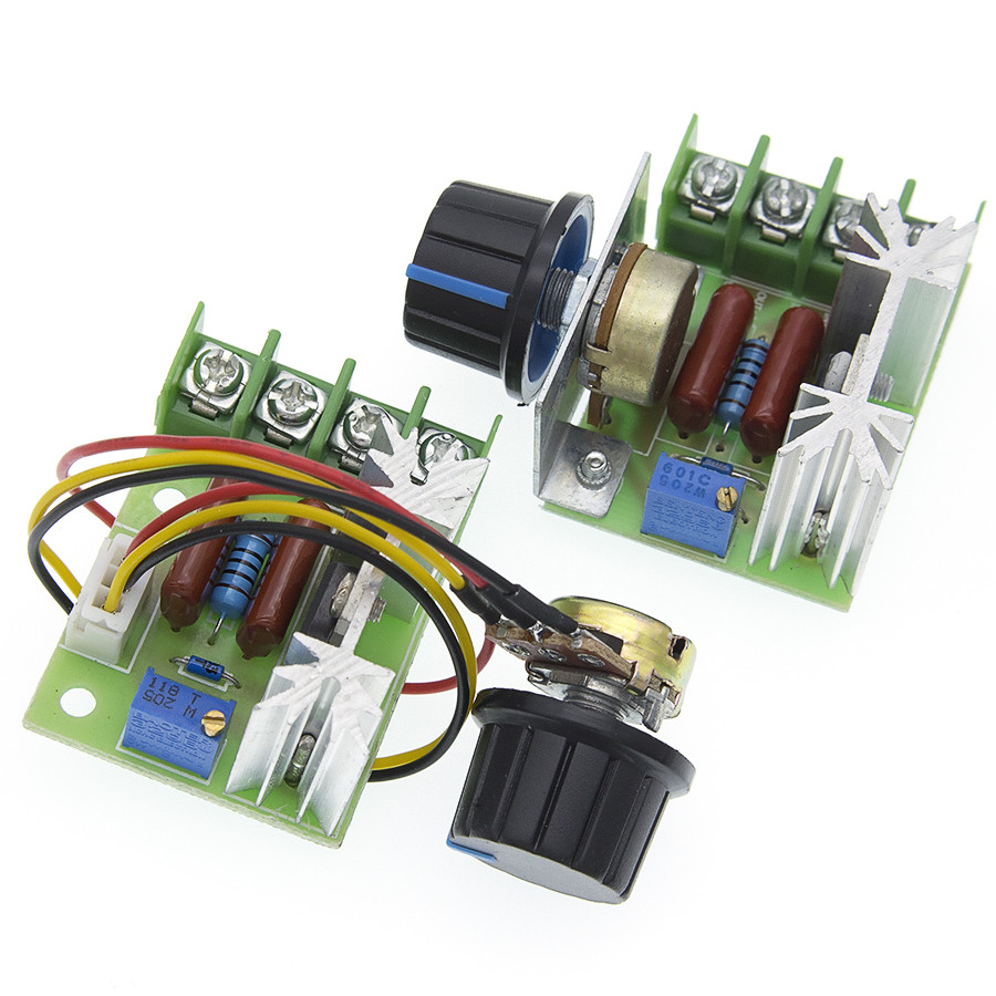 AC 220V 2000W SCR Voltage Regulator Module Dimmer Motor Speed ...