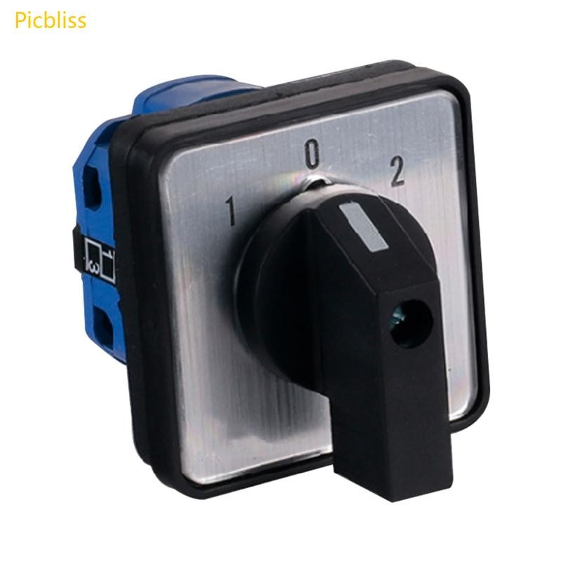 Picbliss Electric 3 ตําแหน่ง Terminals Rotary Cam Changeover Switch 660V 20A SZW26-20 | Shopee ...