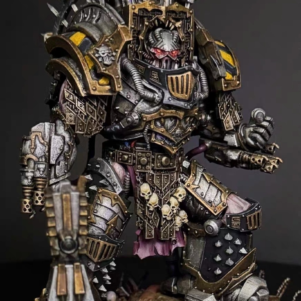 Warhammer 40K Genetic Pathogenic Iron Master Petulabo 120mm White Mold ...