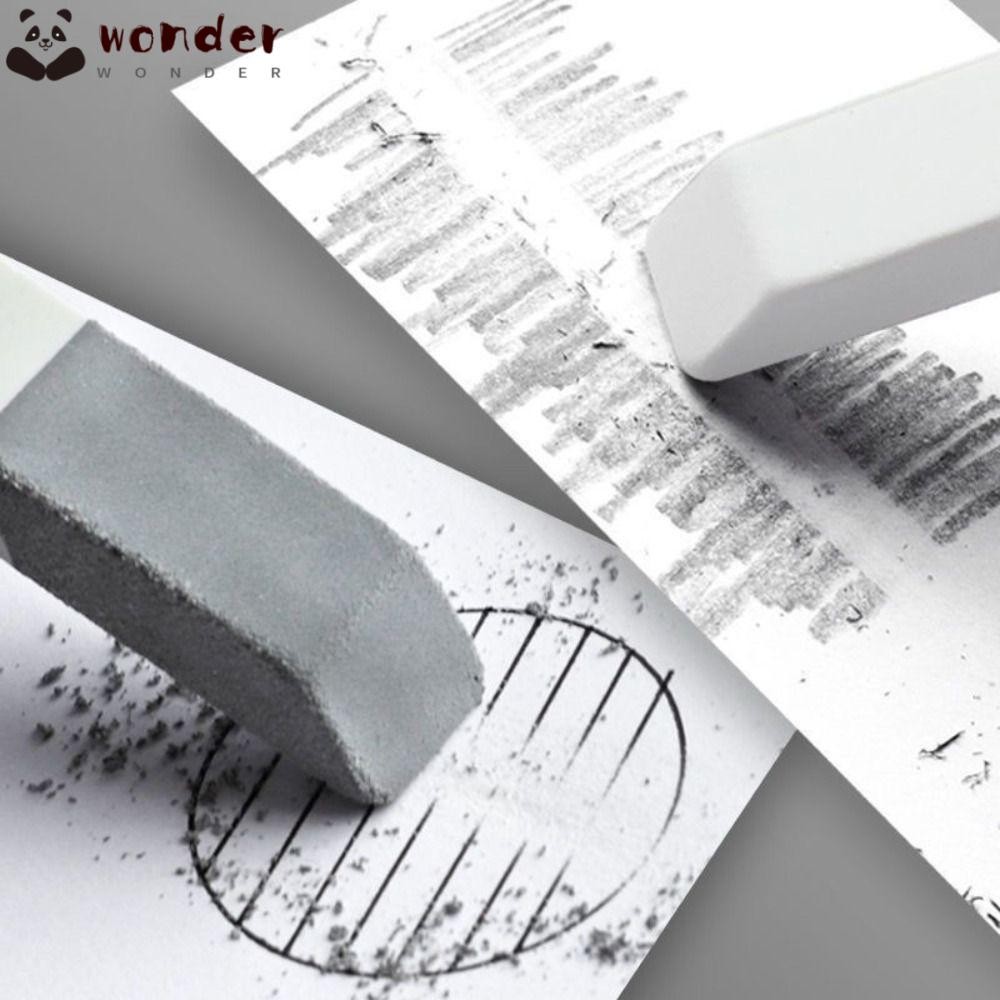 Wonder 5PCS Frosted Eraser, Traceless Dual-ใช้ยางลบทราย,คุณภาพสูงMatte ...