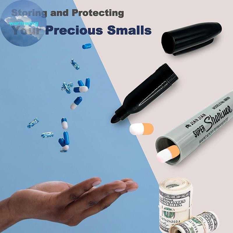 Warmwing Creative Fake Marker ปากกาซ่อนช่อง Sight Diversion ปลอดภัยสําหรับ Home Office ซ่อนสร้อย ...