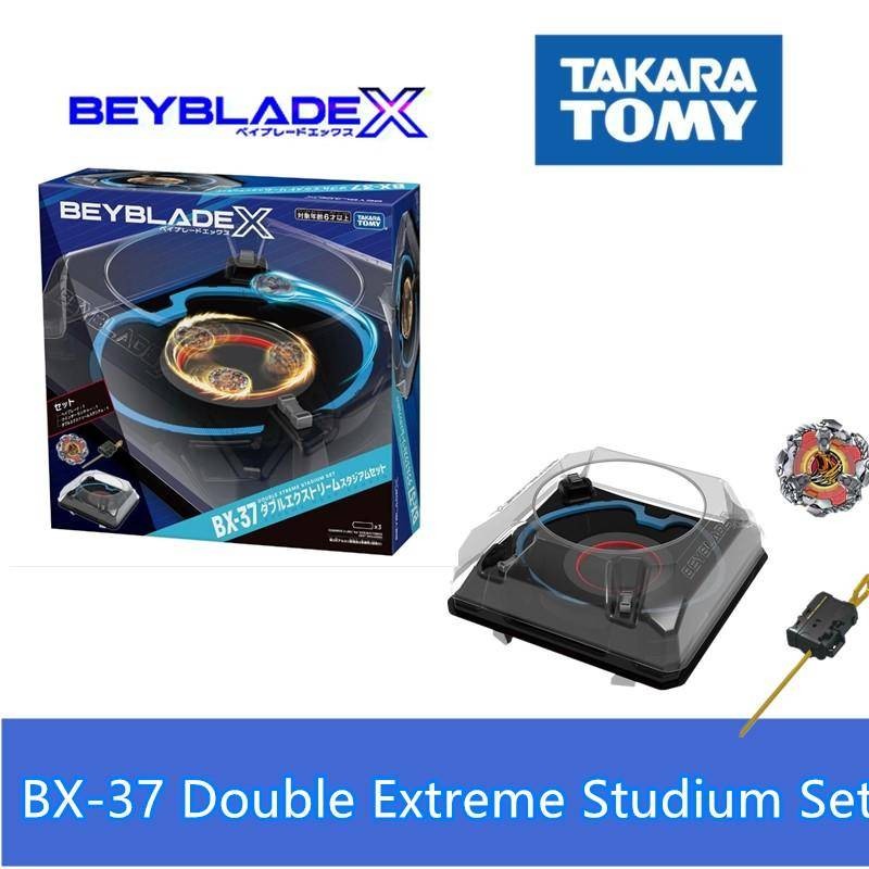 Original Takara Tomy Beyblade-X BX-37 Double Extreme Studium Set w ...