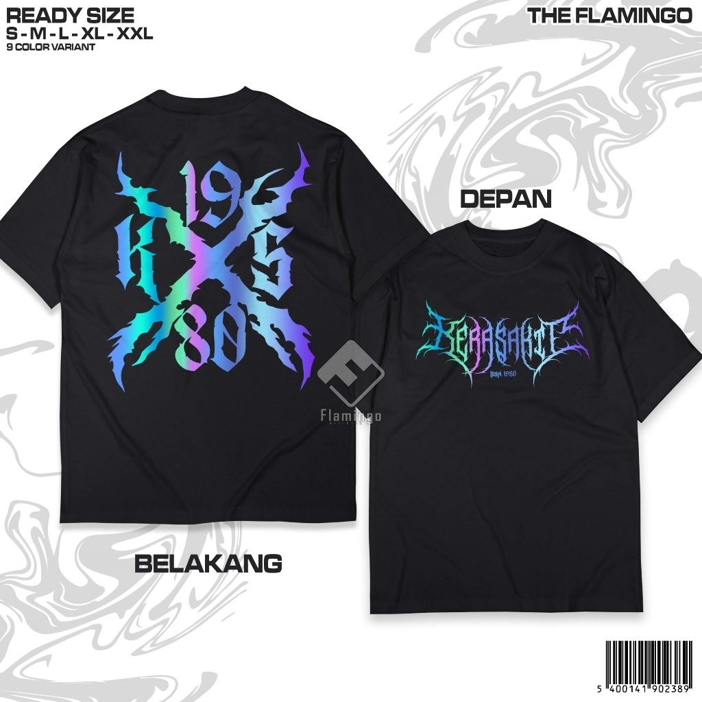 IKSPI KER SAKTI เสื้อยืด 1980 โลหะควบคุม ON - IKS เสื้ออินโดนีเซีย ...