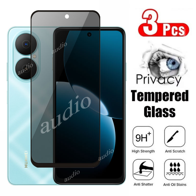 HUAWEI nova Y73 4G ความเป็นส่วนตัวป้องกันหน้าจอกระจกนิรภัยป้องกันฟิล์ม ...