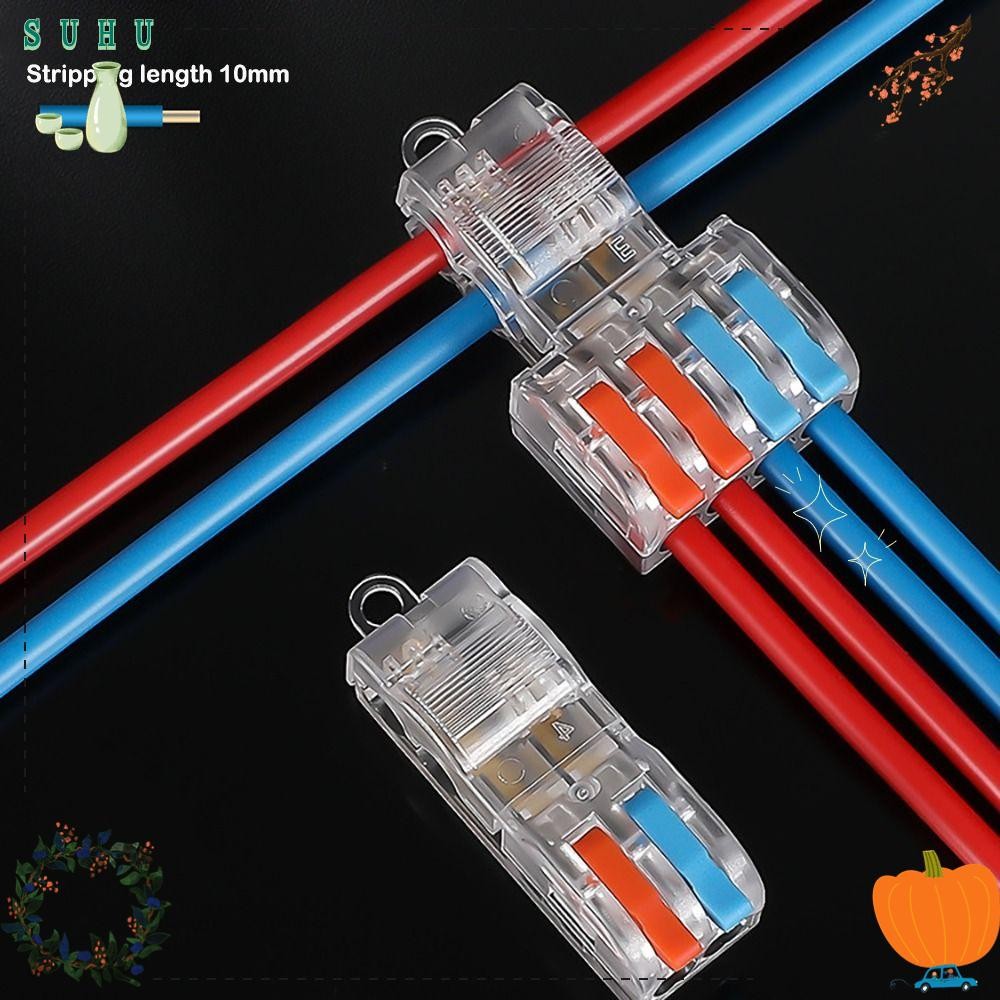 SUHU Quick Terminal Block, Mini T Type Wire Connector, Docking Compact ...