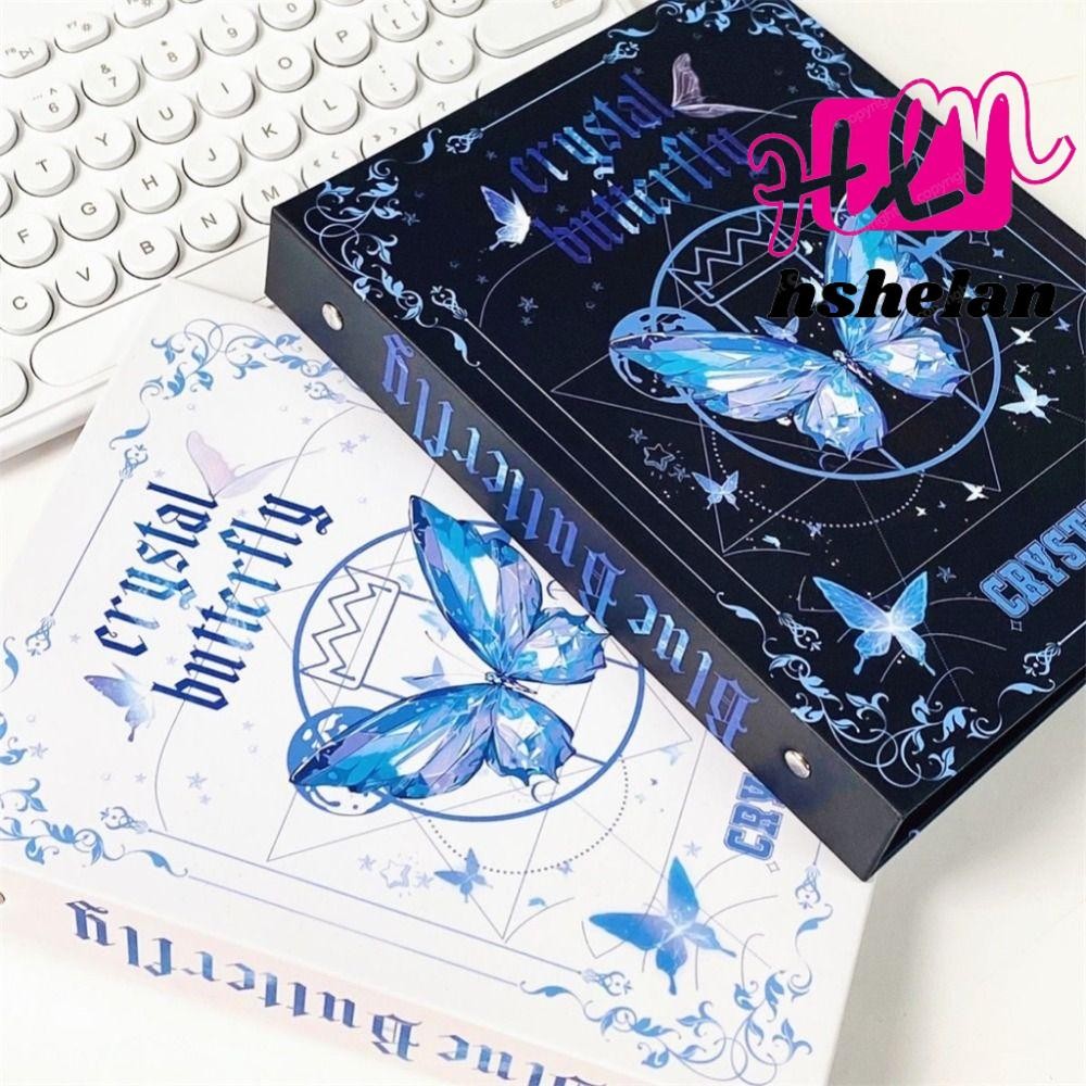 HHSHELAN อัลบั้มหลวม, อัลบั้มภาพ Binder A5, INS Butterfly Series Photocard Collection หนังสือ ...