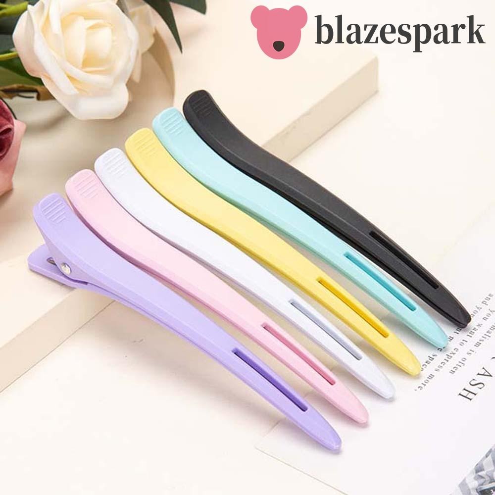 BLAZESPARK พาร์ทิชัน Duckbill สำหรับจัดแต่งทรงผม พร้อมABS Clip หลากหลายสีสัน | Shopee Thailand