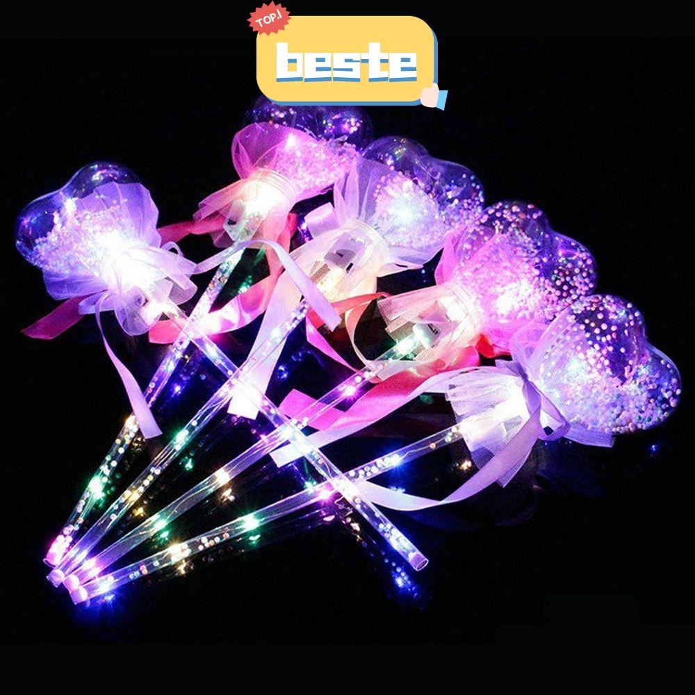 BESTE LED Magic Fairy Stick Cheering Stick 1PC พลาสติก Fairy กระพริบ ...