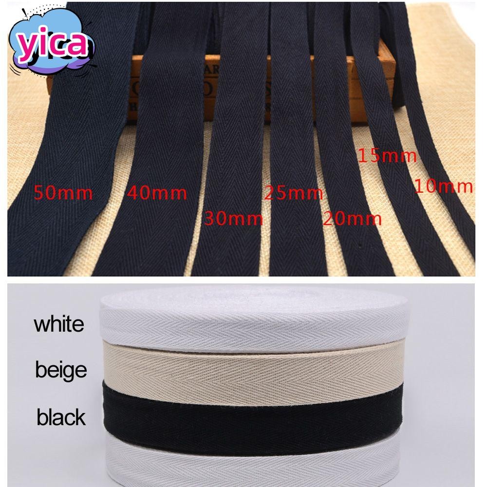 YICA 50M เทปเข้าเล่มม้วน DIY ริบบิ้นตัด 1-5 ซม.กว้าง Webbing Craft ...