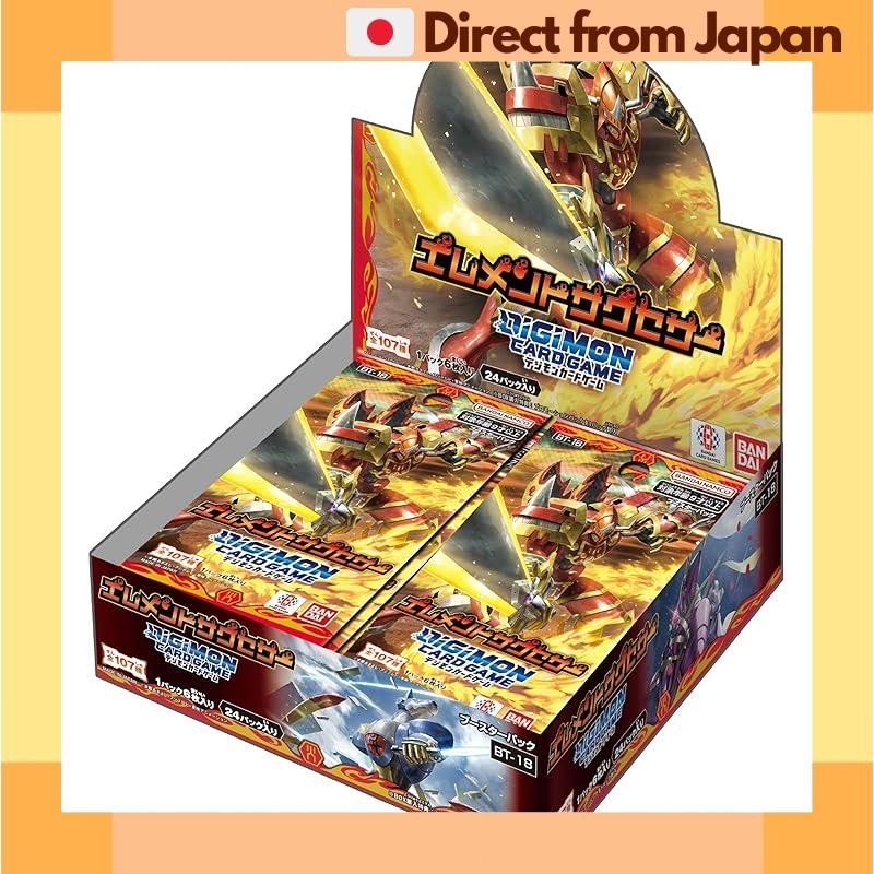 Bandai Digimon Card Game Booster Pack Element Succeed [BT-18] (BOX) 24 แพ็ค [จัดส่งญี่ปุ่น ...