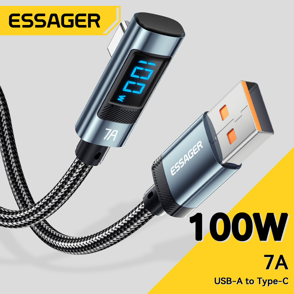 Essager สายชาร์จ USB Type C 7A 100W ชาร์จเร็ว สําหรับ | Shopee Thailand