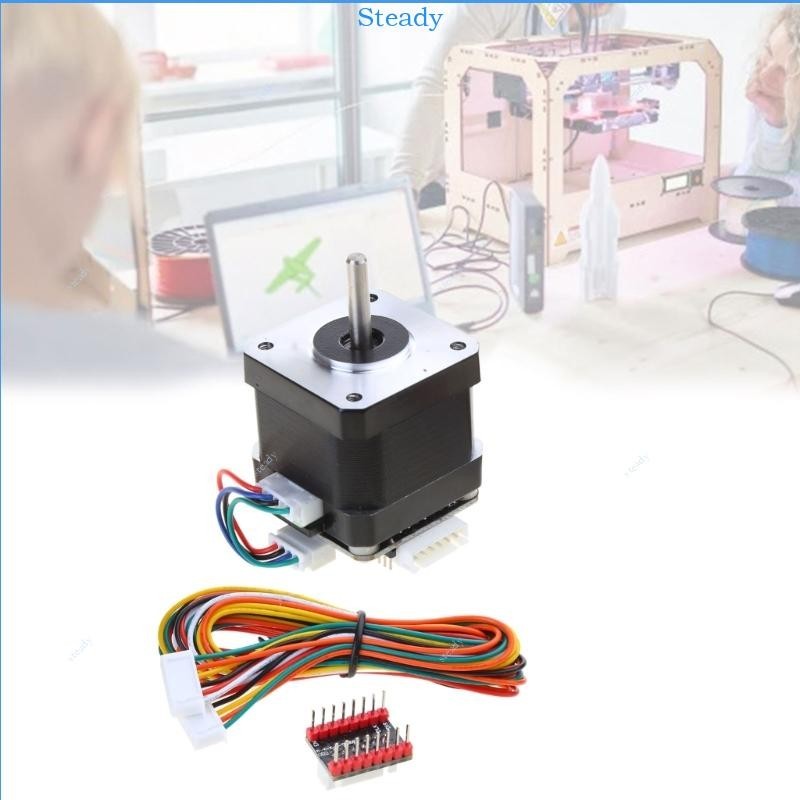Steady MKS SERVO42C 42 ปิด-Loop Stepper Motor Driver Nema17 มอเตอร์ชุด 3D เครื่องพิมพ์ PCBA OLED ...