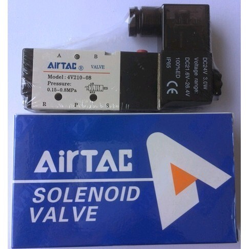 Airtac Solenoid Valve/(แบรนด์ใหม่ของแท้ Yadeke 4V210-08) 4V21008A ...