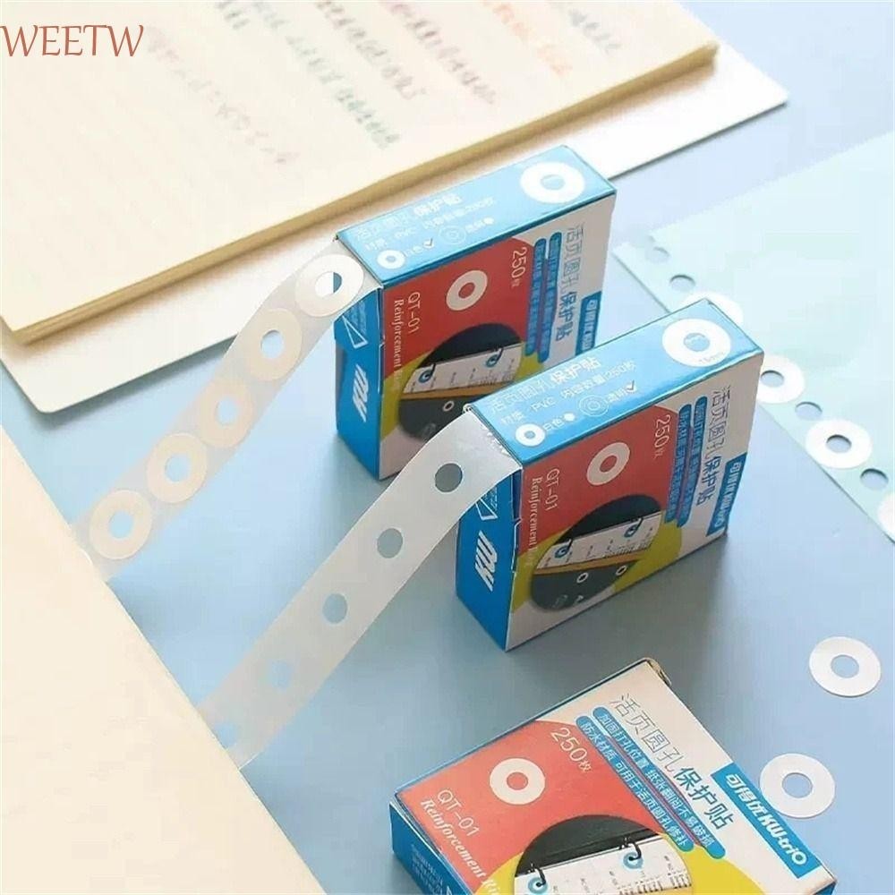 Weekw Hole Punch Protector Office 250 ชิ้น Loose Leaf Self กาว 15 มม. ...