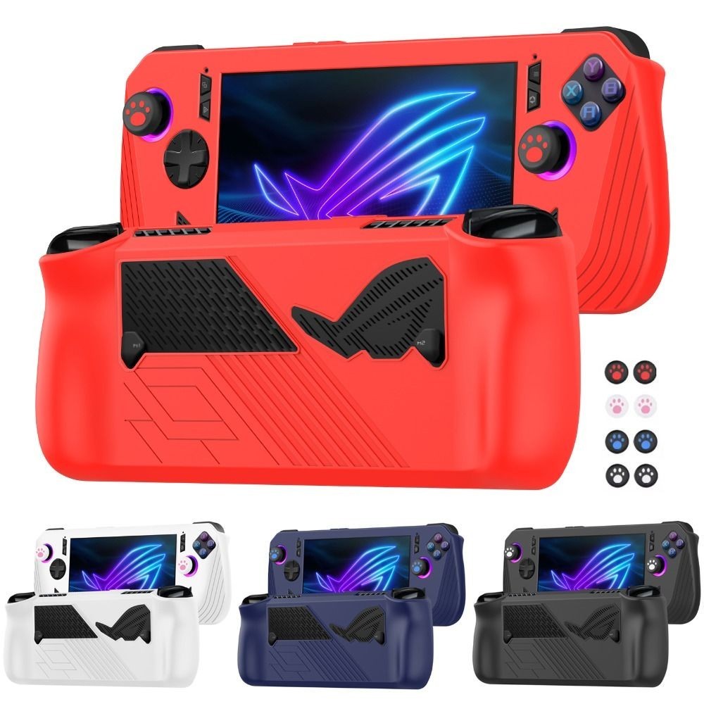 สําหรับ ASUS ROG Ally X 4 สี Cat Claw ปุ่มหมวกซิลิโคนรุ่นเกมเกมมือถือ ...