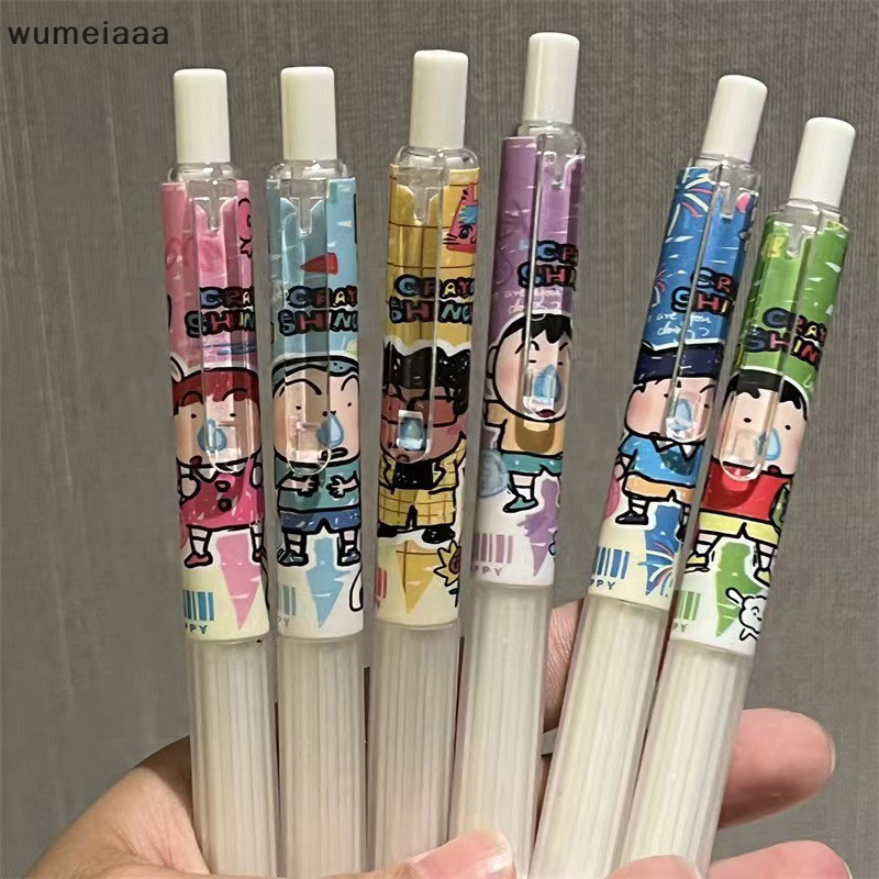 Wumeiaaa 6 ชิ้นการ์ตูน Crayon Shin-Chan Neutral ปากกา Kawaii 0.5 ...