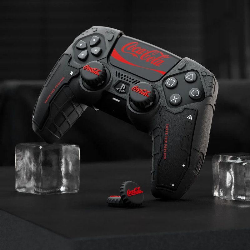 Geekshare Coca Cola Themed PS5 Controller เคสซิลิโคนสําหรับคอนโทรลเลอร์ ...