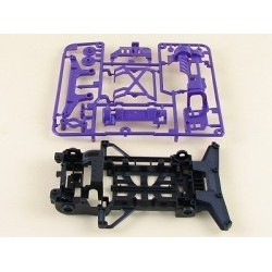Tamiya Super X Carbon Chassis (Purple) Limited (Mini 4WD Special Sale ...
