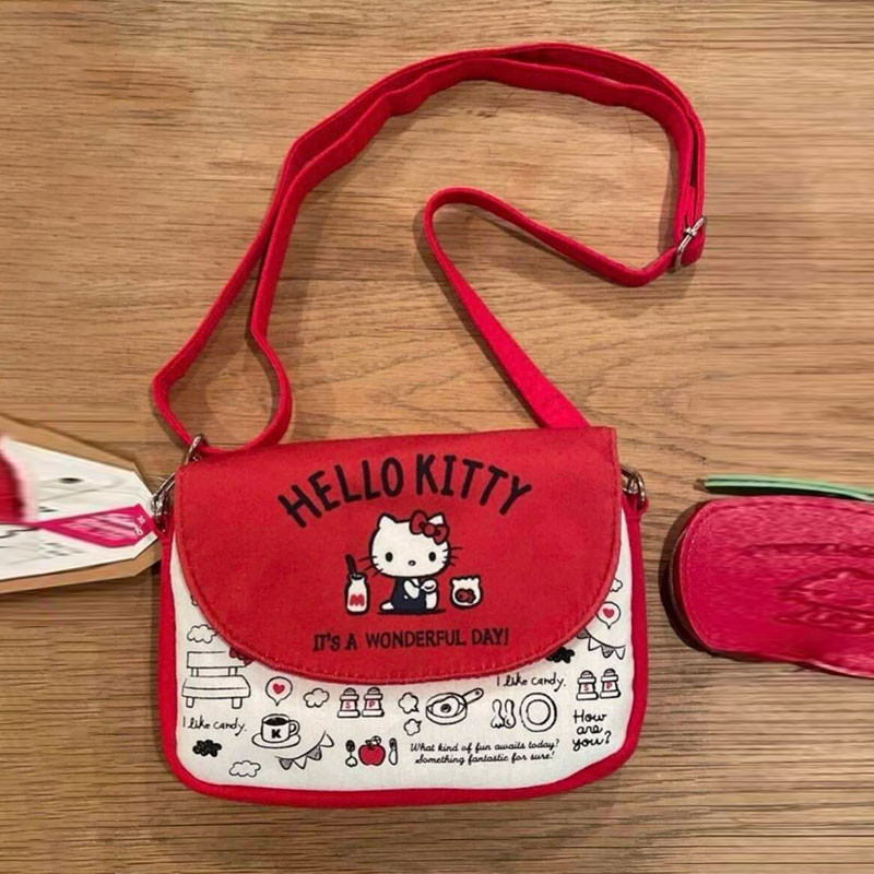 Lyn Hello Kitty กระเป๋าสะพายสะพายข้างญี่ปุ่นสําหรับเก็บเปลี่ยนมือถือ ...