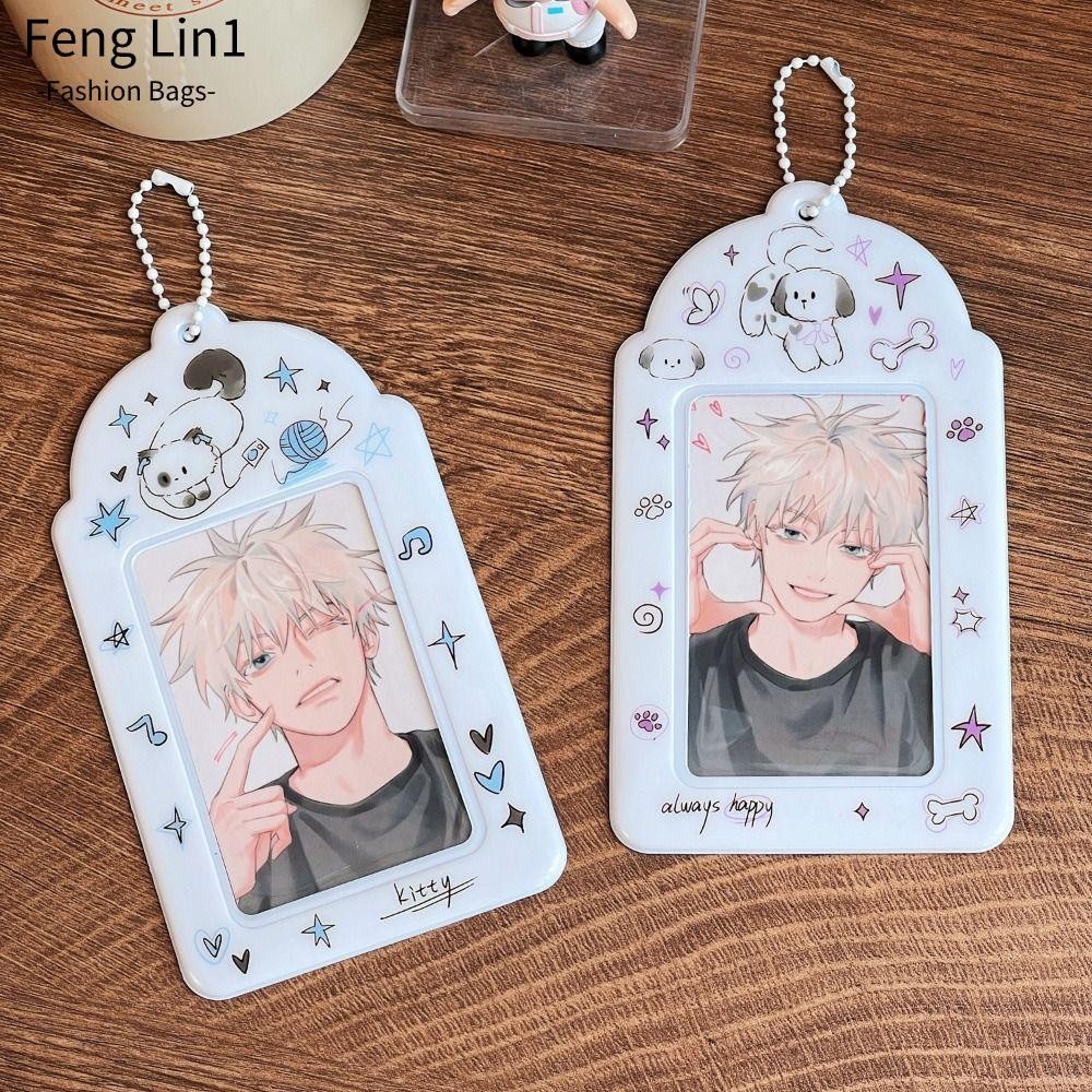 Fengling Photocard , กระเป๋าสัตว์พวงกุญแจ Photocard Holder, รูปถ่ายไอดอ ...