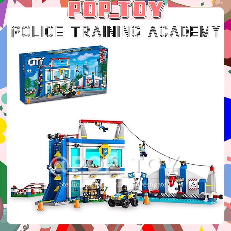 City Series 60372 Police Training Academy Building Blocks ประกอบของเล่น ...