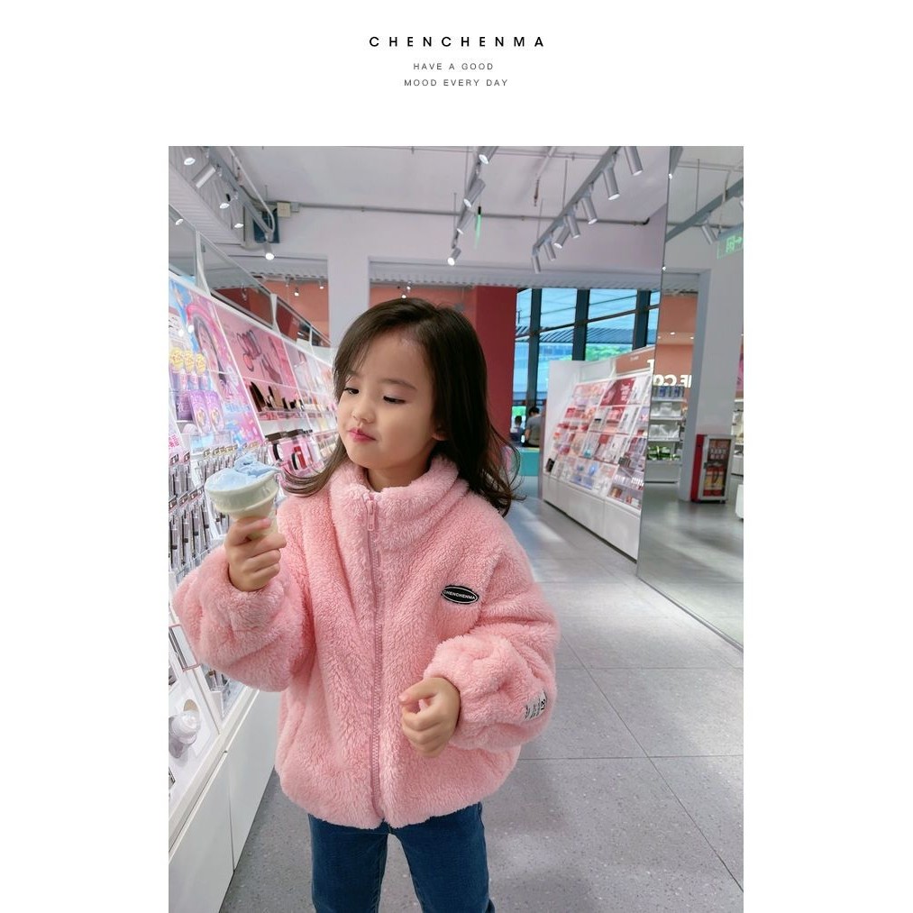 Clemine เสื้อโค้ทเด็ก, ท็อปส์ซูความร้อนผ้าขนสัตว์เนื้อแกะแบบหนาสําหรับ ...