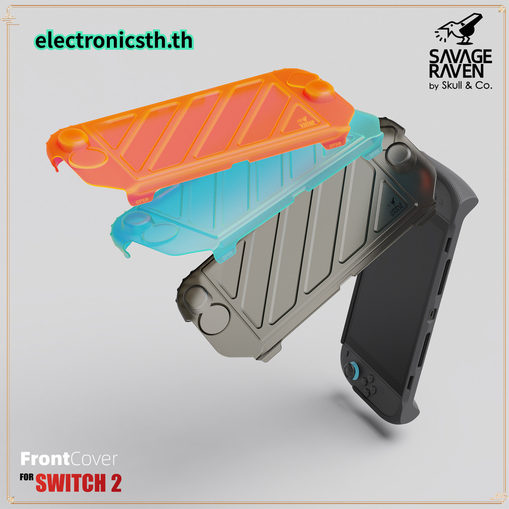 Savage Raven โดย Skull & Co. HardShell ฝาครอบด้านหน้าแบบพกพาป้องกัน ...