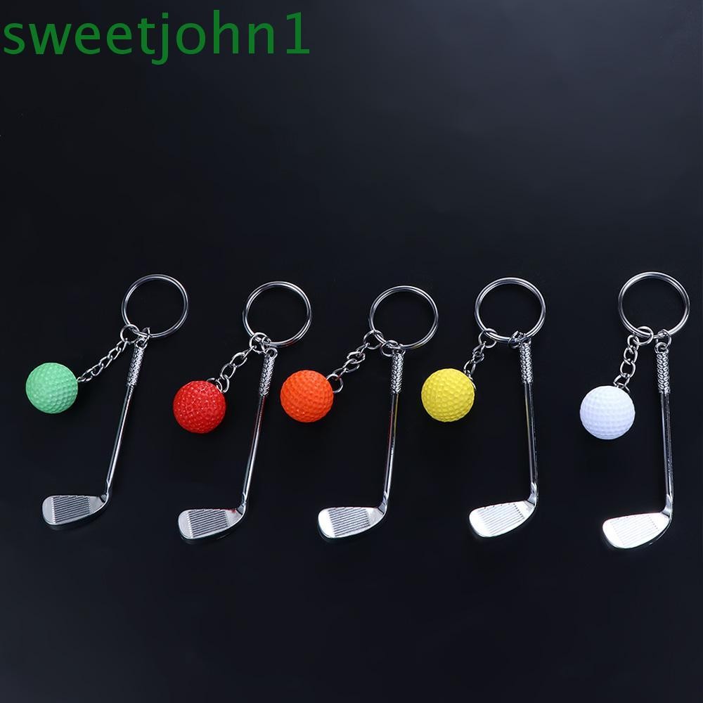 SWEETJOHN Mini Golf Racket Creative Sporting Goods พวงกุญแจรถกระเป๋า ...