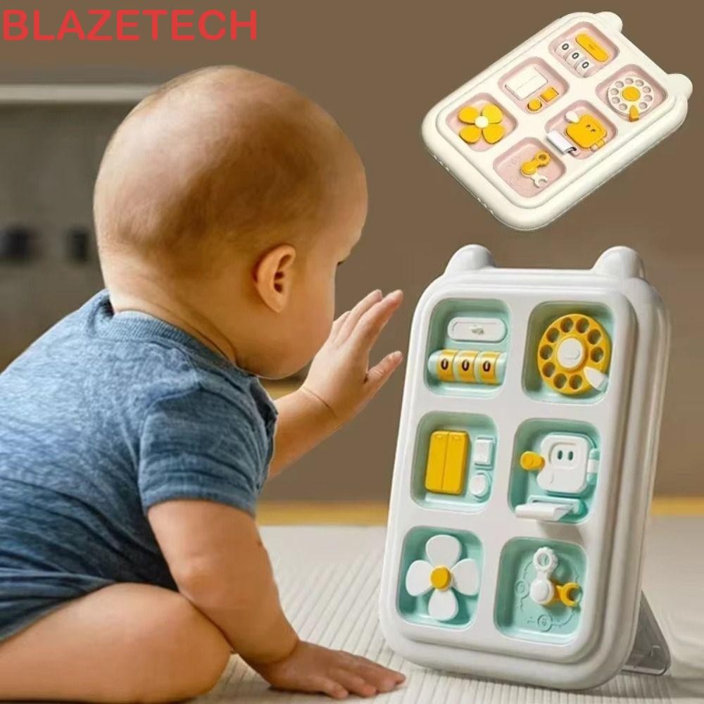 BLAZETECH มัลติฟังก์ชั่น Fidget ของเล่น, พลาสติกการเรียนรู้ 6 in 1 Busy ...