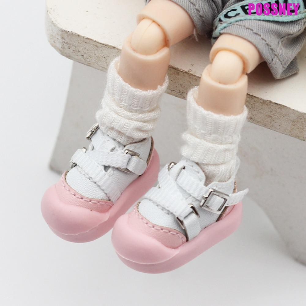 POSSNEY 1/12 ตุ๊กตารองเท้าตุ๊กตา, OB11 MJD ตุ๊กตากาวนุ่มรองเท้า, แฟชั่น BJD นุ่มขนาดเล็กตุ๊กตา ...