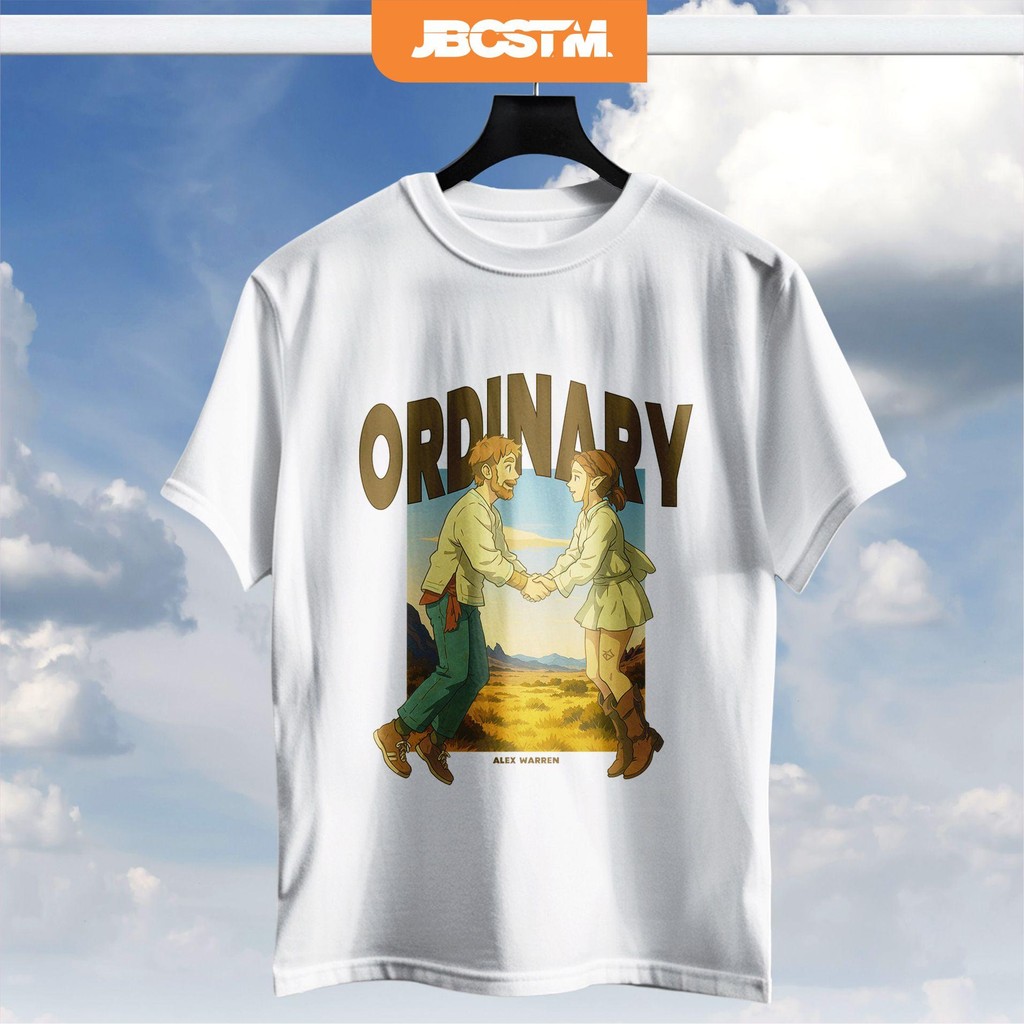 เจบีคัสทอม | เสื้อยืดผู้ใหญ่ Singer Ordinary Alex Warren | Shopee Thailand