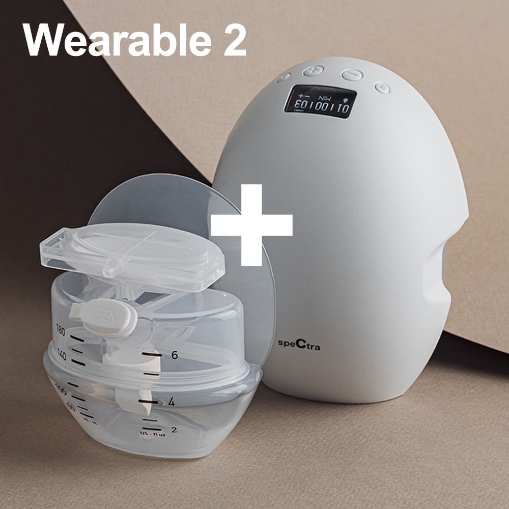 Spectra Wearable 2 with Set Breast Feeding Pump Portable Wireless ...