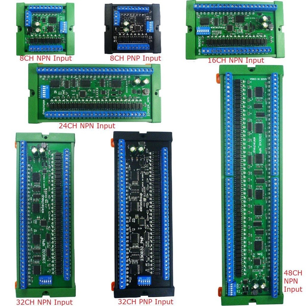 8 16 24 32 48CH Multifunction RS485 Remote IO Module PLC DI-DO ...