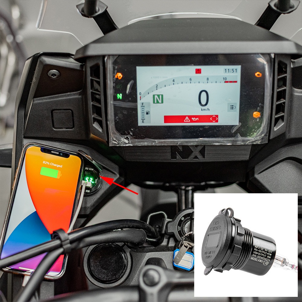 สําหรับ Honda NX400 2024 NX 400 กล้องรถจักรยานยนต์โทรศัพท์มือถือเครื่อง ...